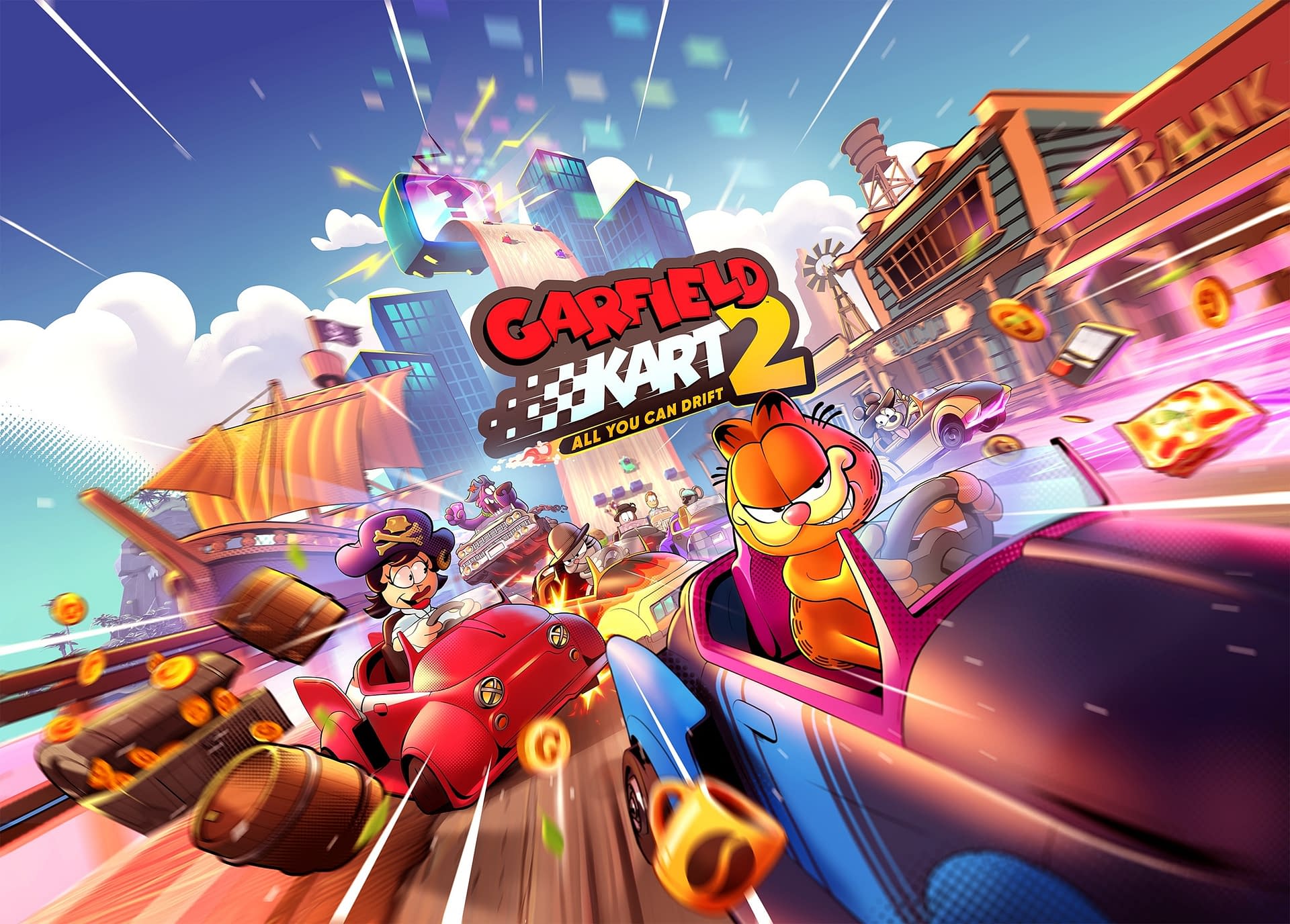 Garfield Kart 2 – All You Can Drift Drops New Reveal Trailer