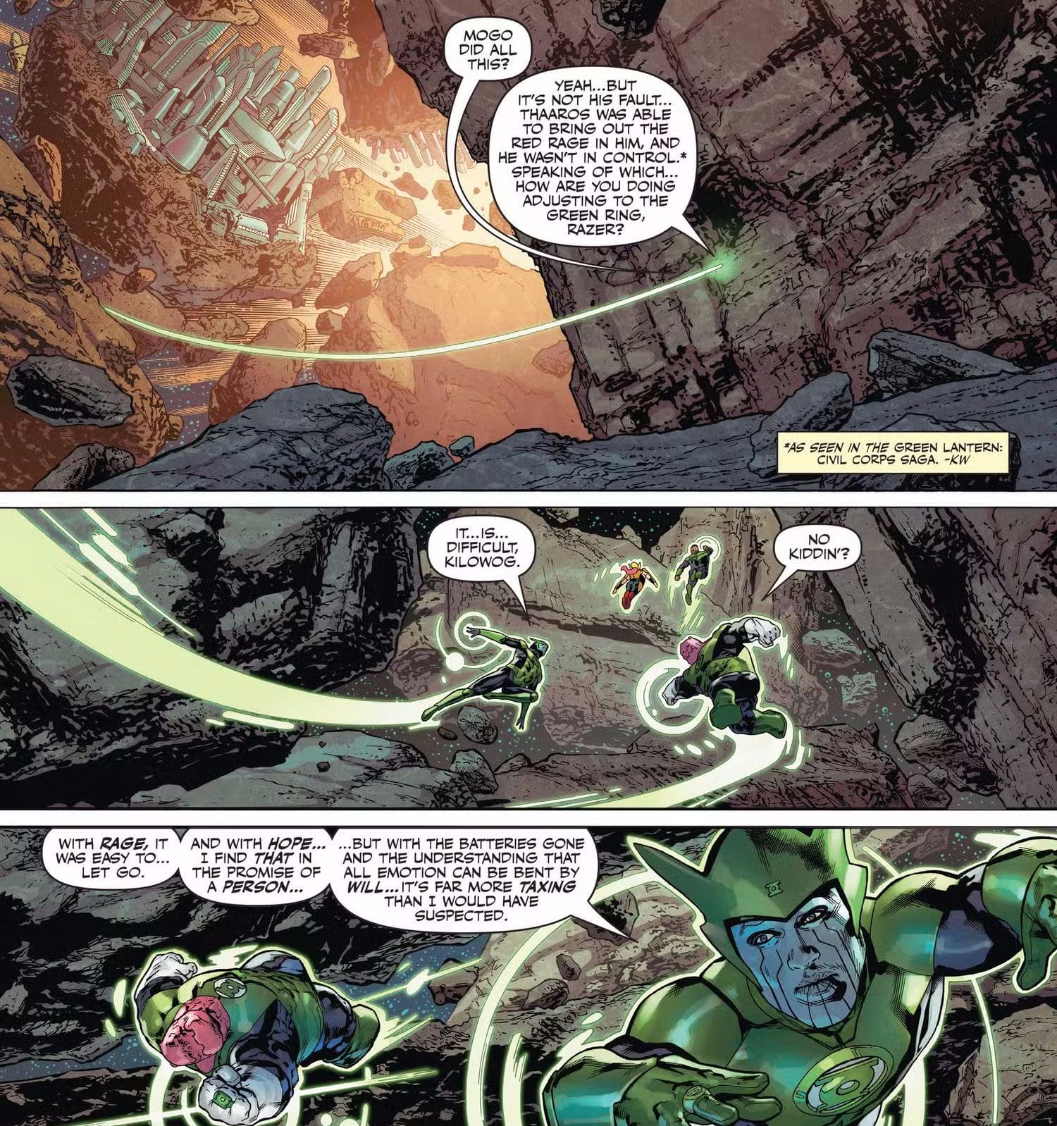 Green Lantern Brings Back A Character From Animated Series (Spoilers)