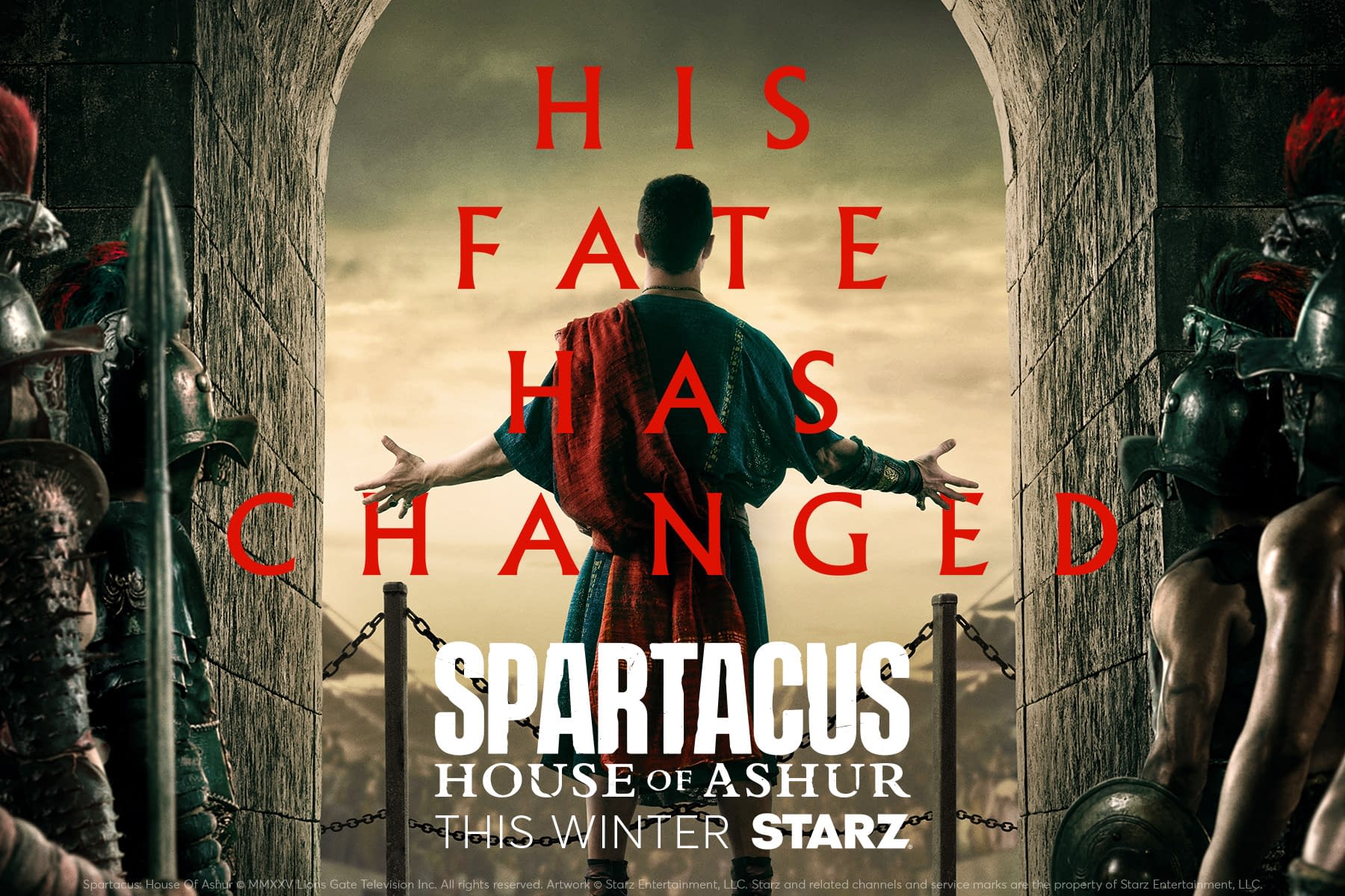 Spartacus: House of Ashur Debuts This Winter; Official Teaser Released