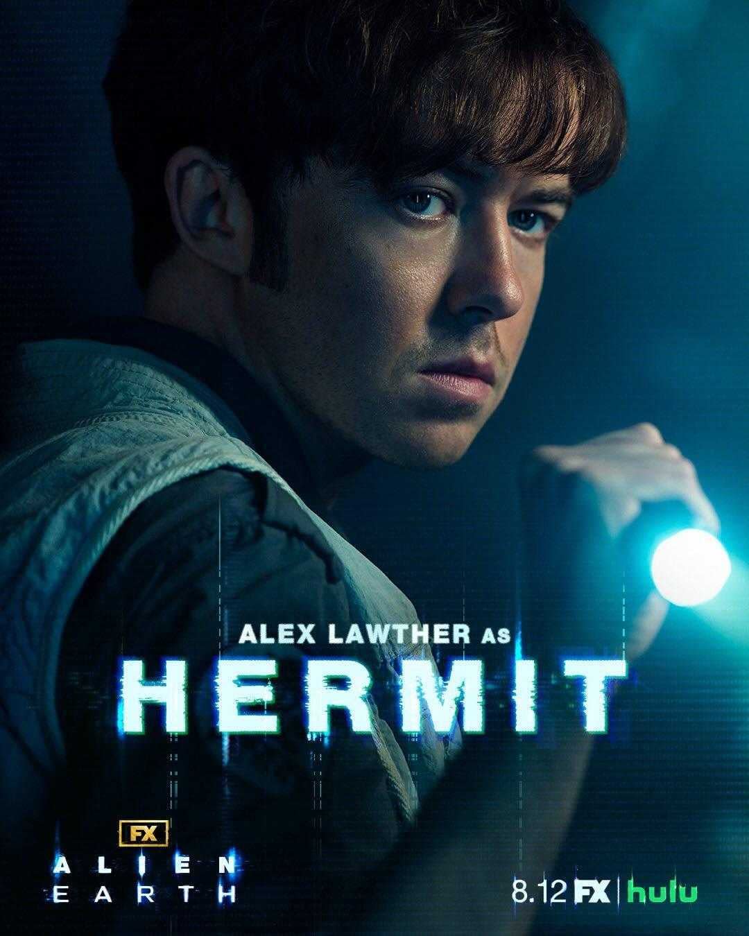 Alien: Earth Character Posters Spotlight Hermit, Siberian & Rashidi