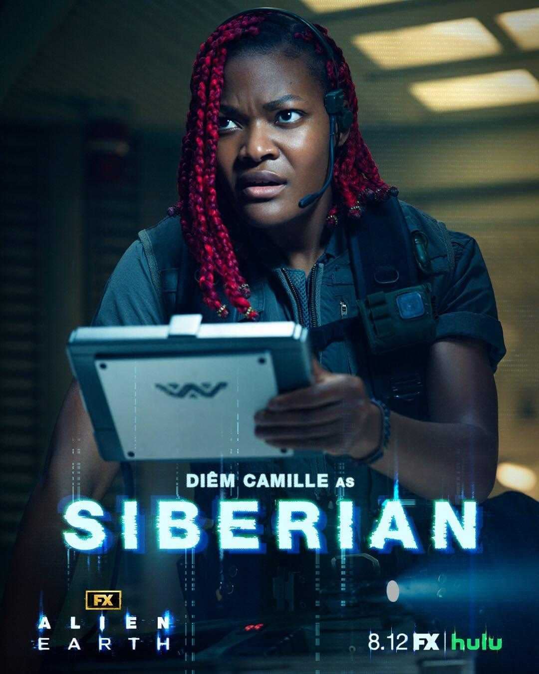 Alien: Earth Character Posters Spotlight Hermit, Siberian & Rashidi