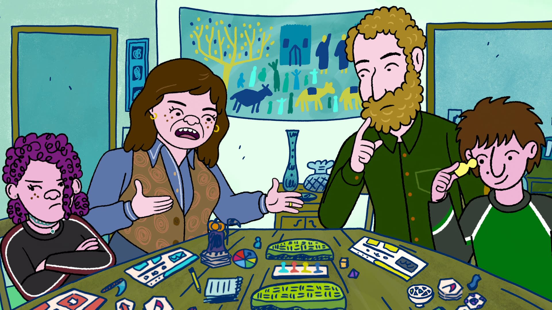 Long Story Short Sneak Peek: "Board Games" Night Gets Interesting