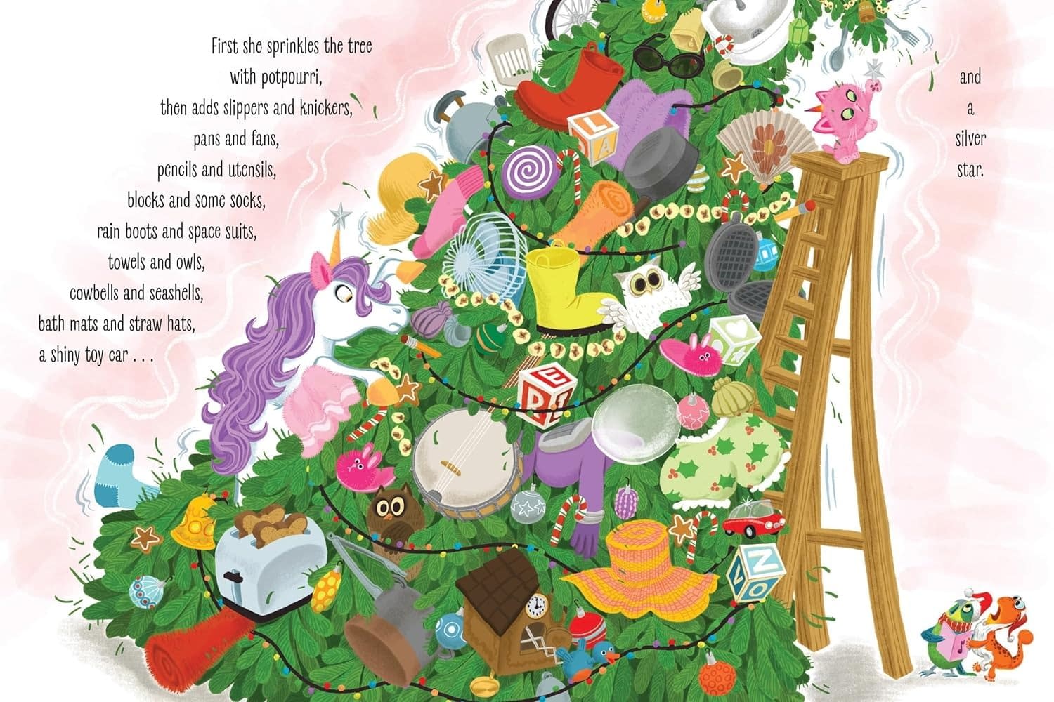 Shannon Hale & LeUyen Pham's Holly Jolly Kitty-Corn 125,000 Print Run