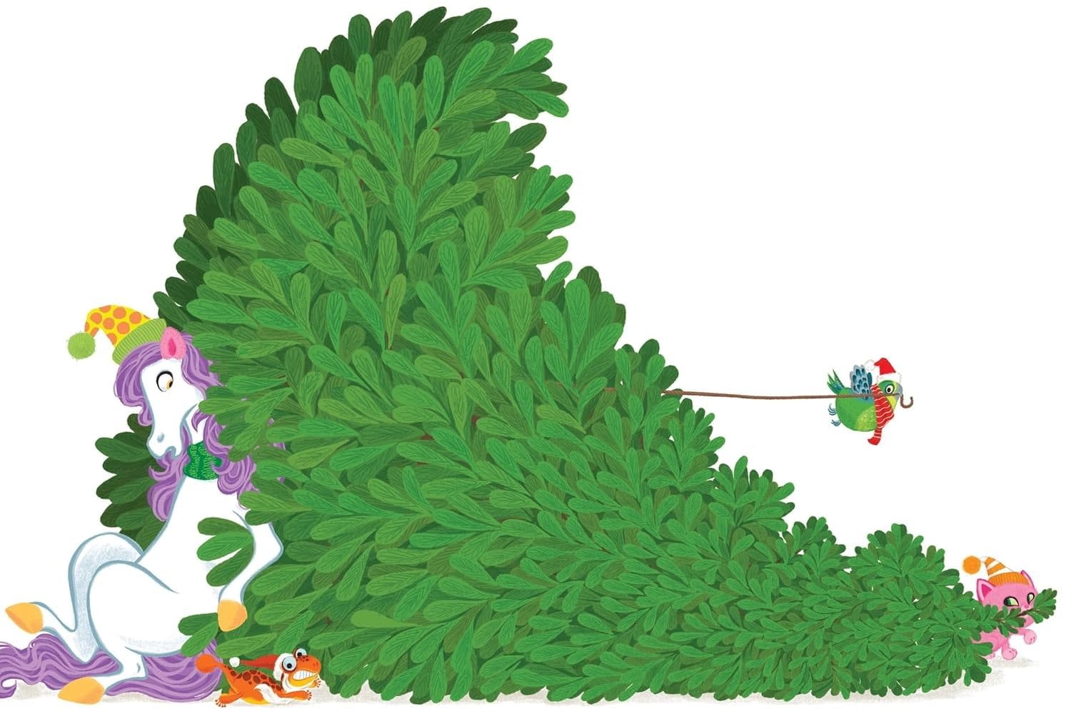 Shannon Hale & LeUyen Pham's Holly Jolly Kitty-Corn 125,000 Print Run