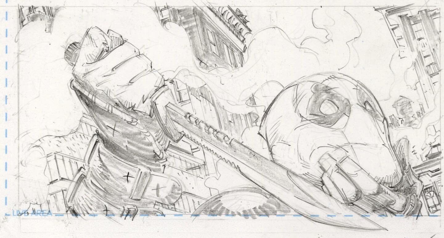 More Marvel/DC Deadpool/Batman Pages, And Greg Capullo's Pencils