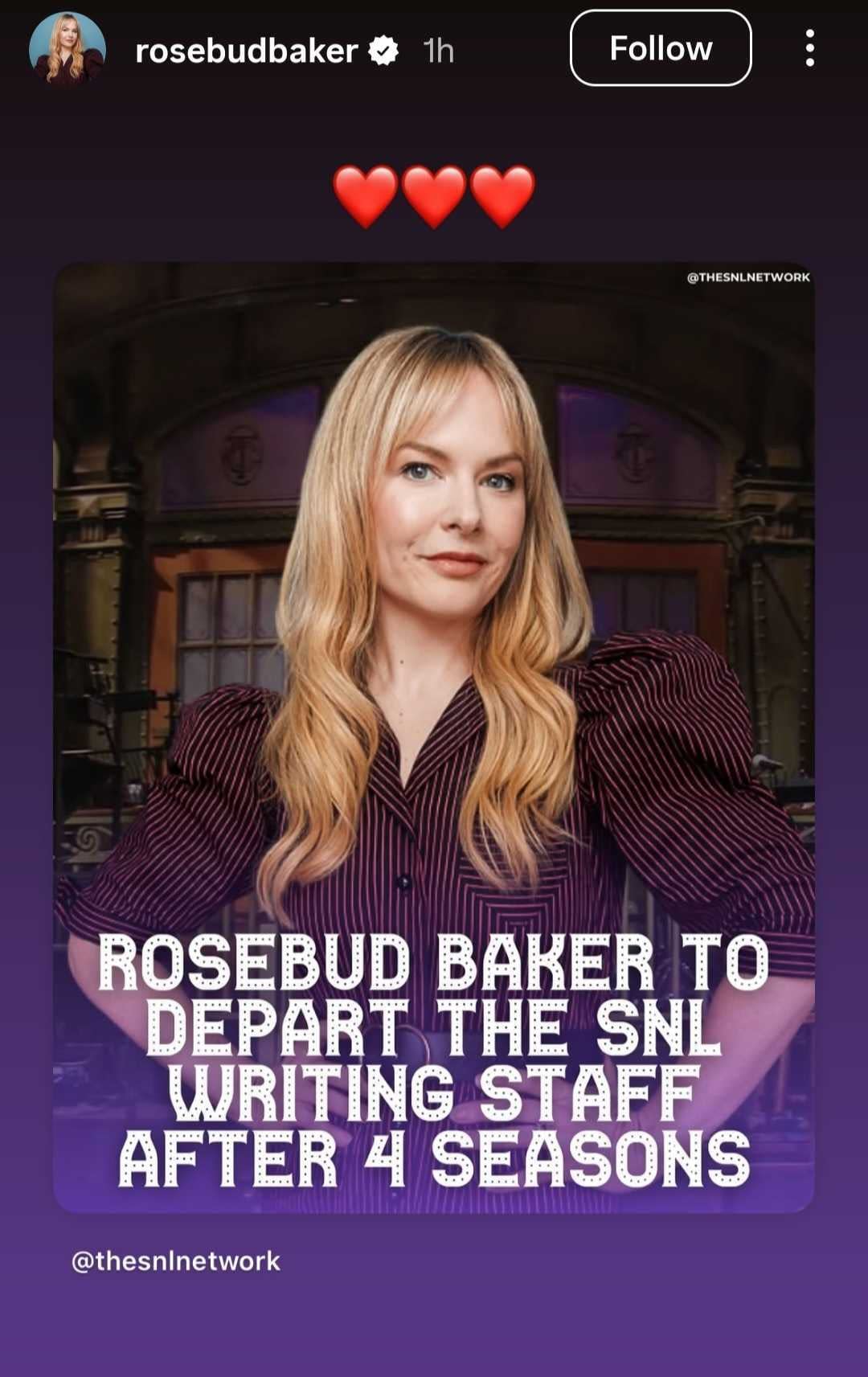 SNL Writer Rosebud Baker Departing Ahead of Season 51 After 4 Seasons