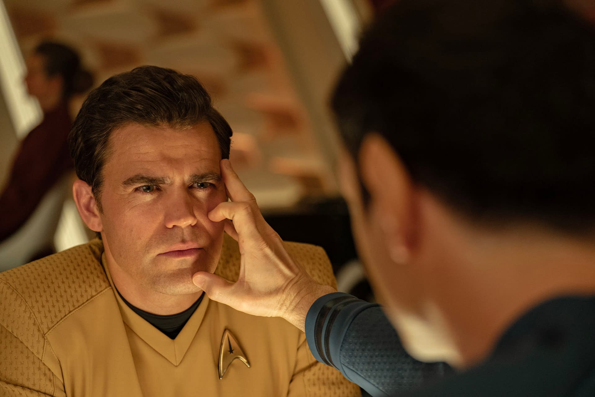Strange New Worlds S03 Finale: Wesley & Peck Talk "Spirk" Mind-Meld