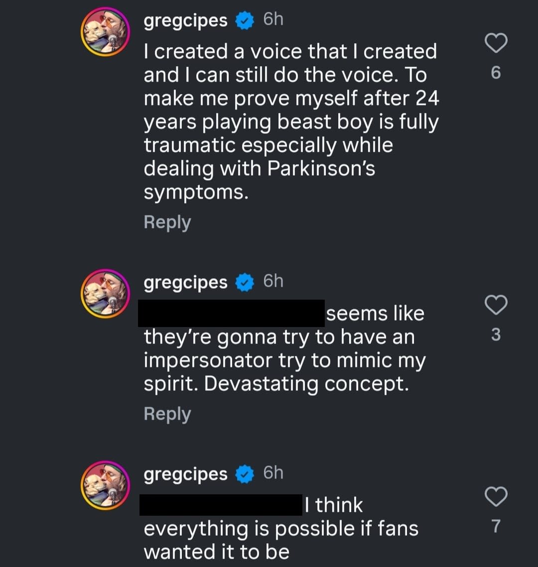 Teen Titans GO! Actor Greg Cipes Fired; Claims Parkinson's Was Reason