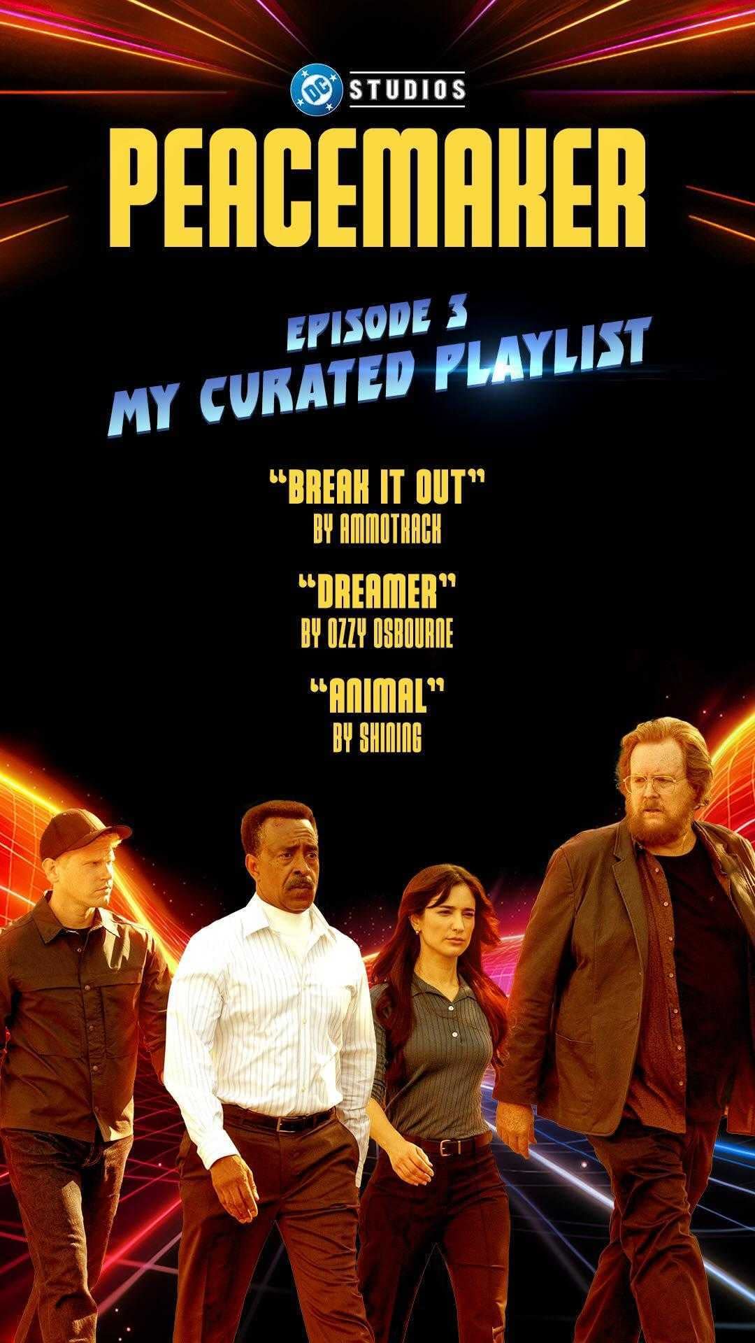 Peacemaker Season 2 E03 Playlist: Ozzy Osbourne, Ammotrack & Shining