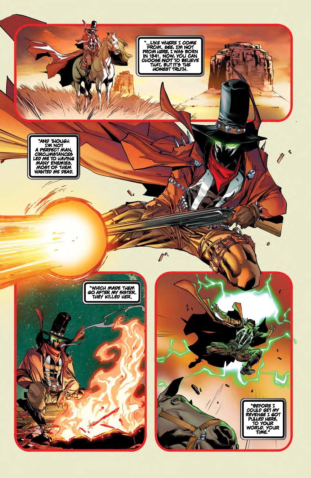 Gunslinger Spawn #48 Preview: Time Travel's Tricky Ties