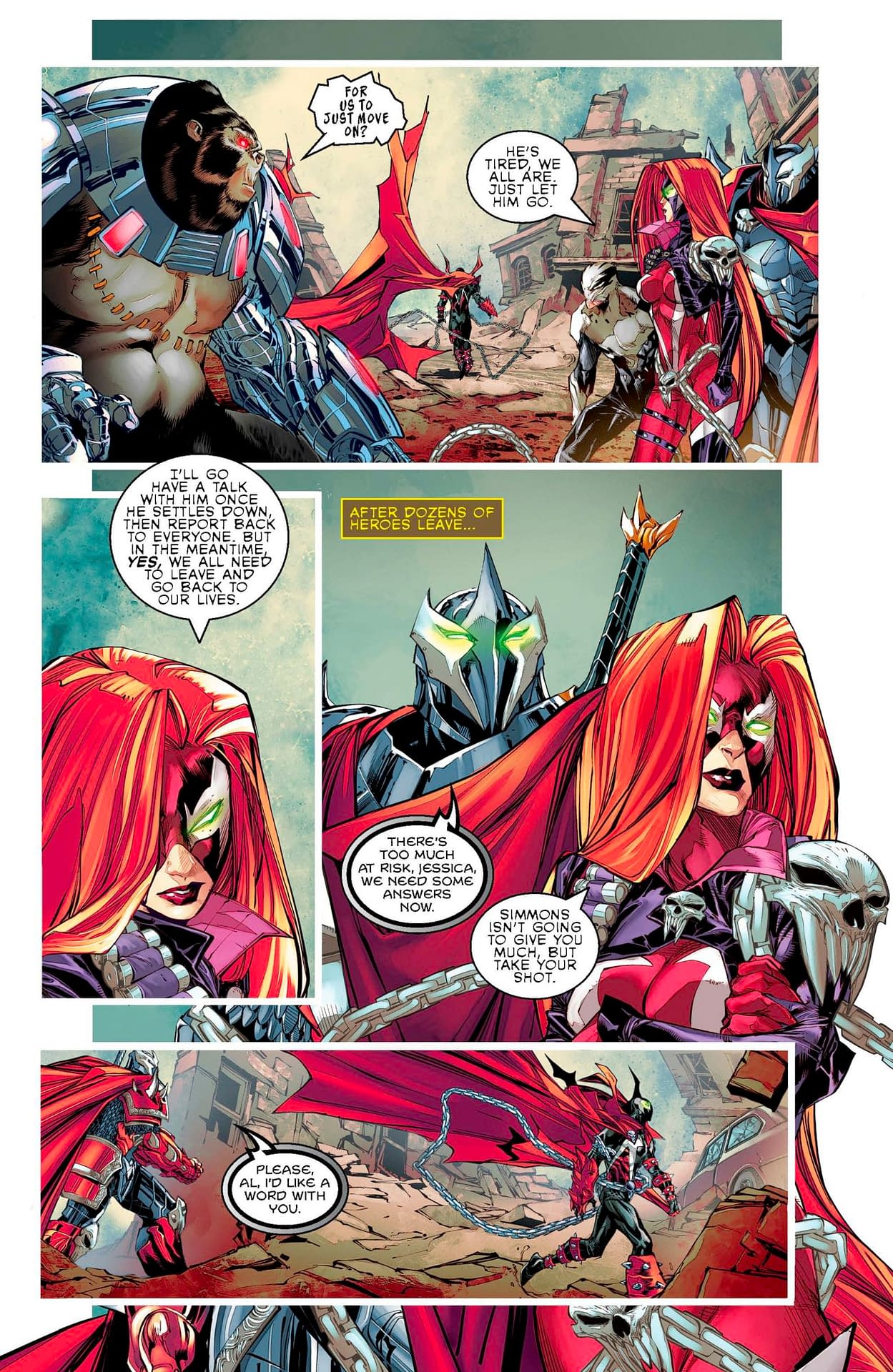 King Spawn #50 Preview: Spawn vs. Timeless Terror