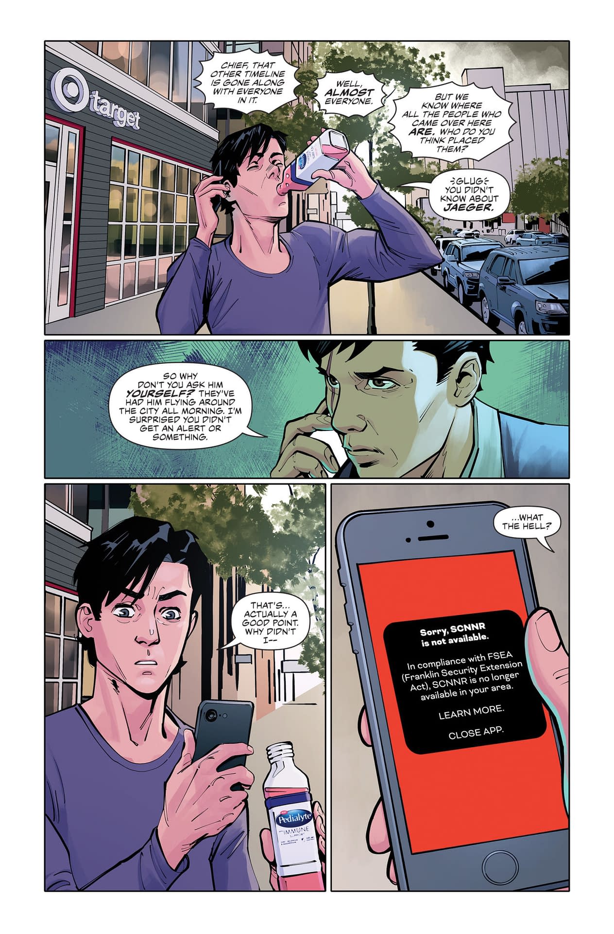 Radiant Black #38 Preview: Parallel Perils in Chi-Town