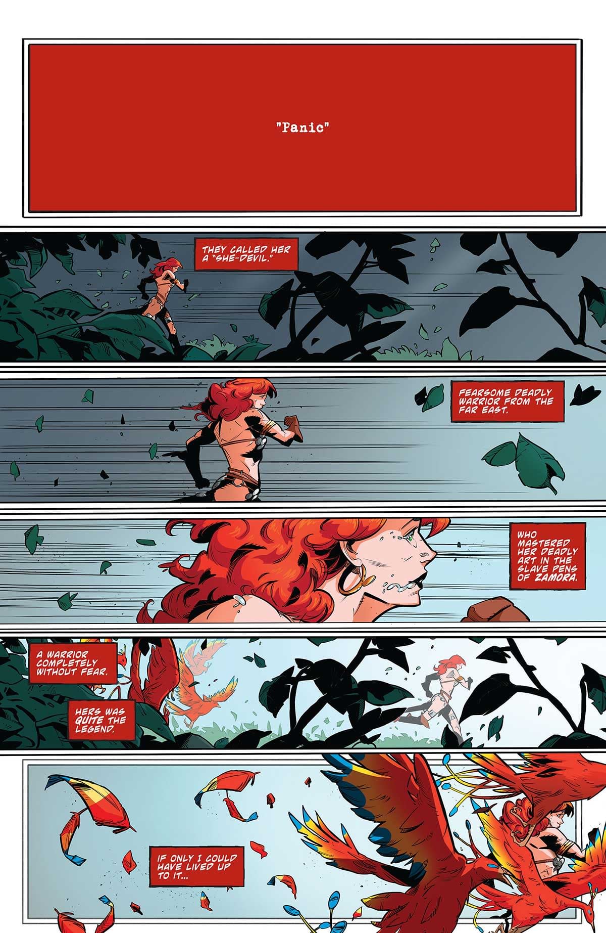 Sonja Reborn #3 Preview: Swordplay or Psych Eval?