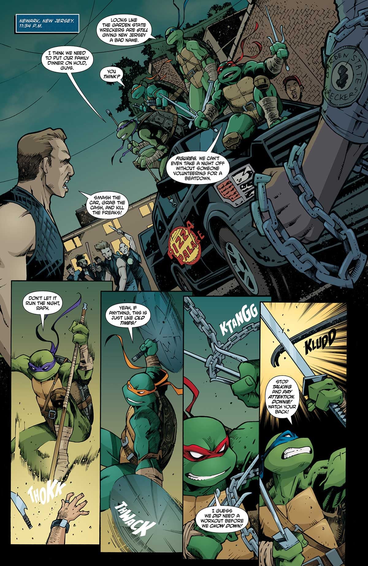 Teenage Mutant Ninja Turtles Annual 2025 Preview: Shell Shock Reunion
