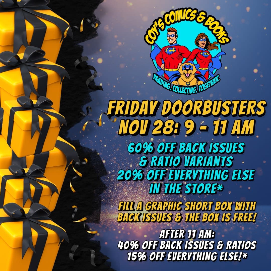 104 Black Friday Sales From Comic Book Stores Today