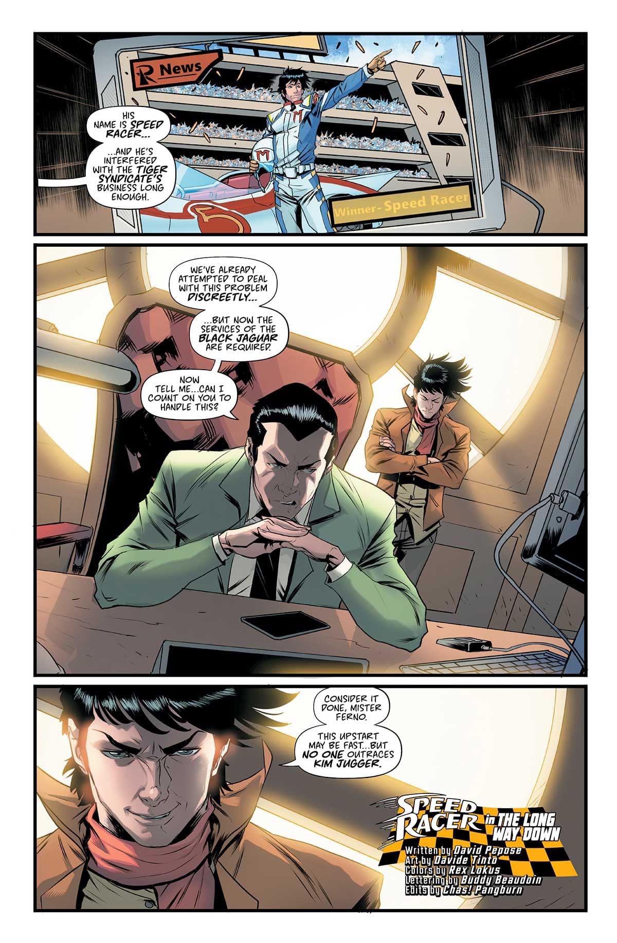 Speed Racer #4 Preview: Races, Rockslides, and Rivalry