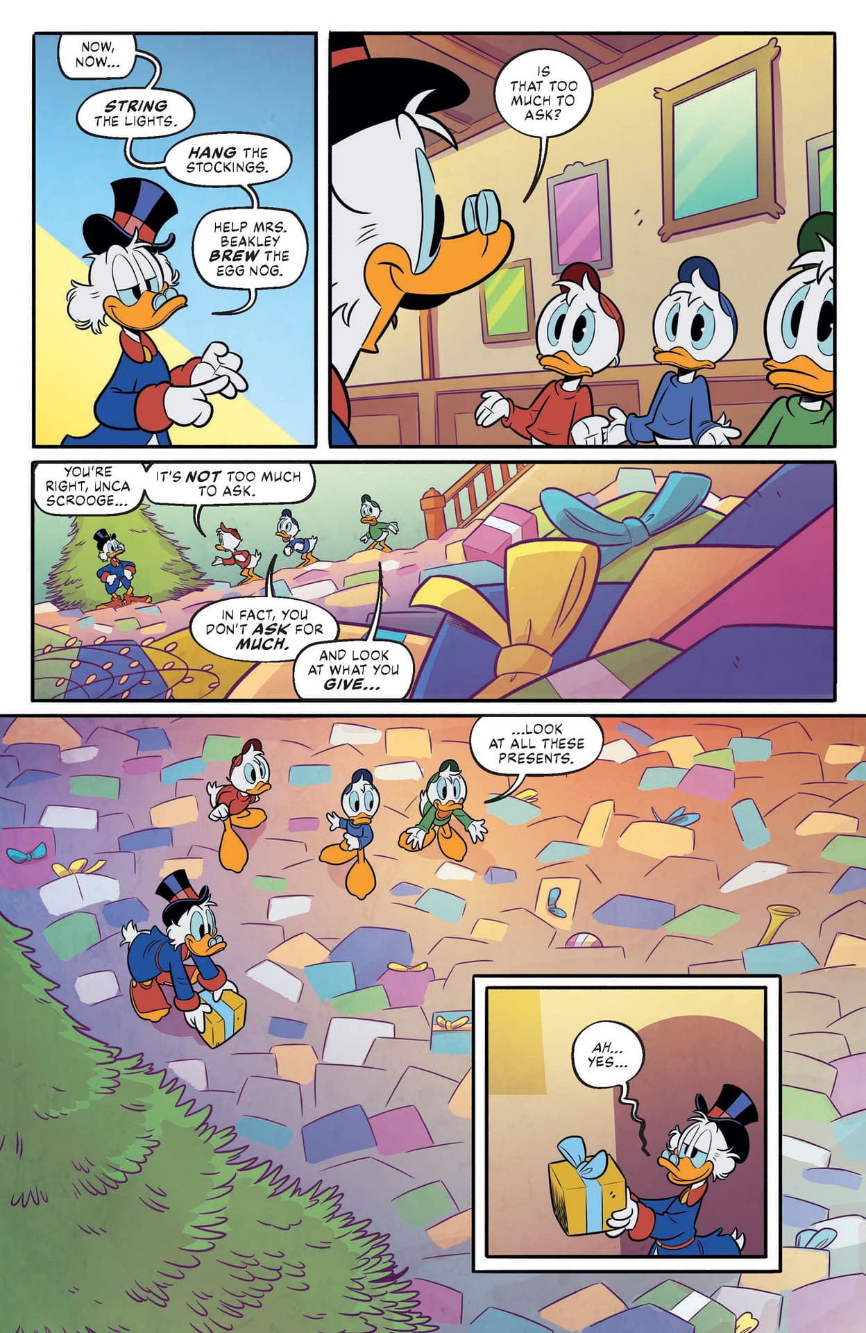 DuckTales #10 Preview: Scrooge's Stocking Stumper Strikes Again
