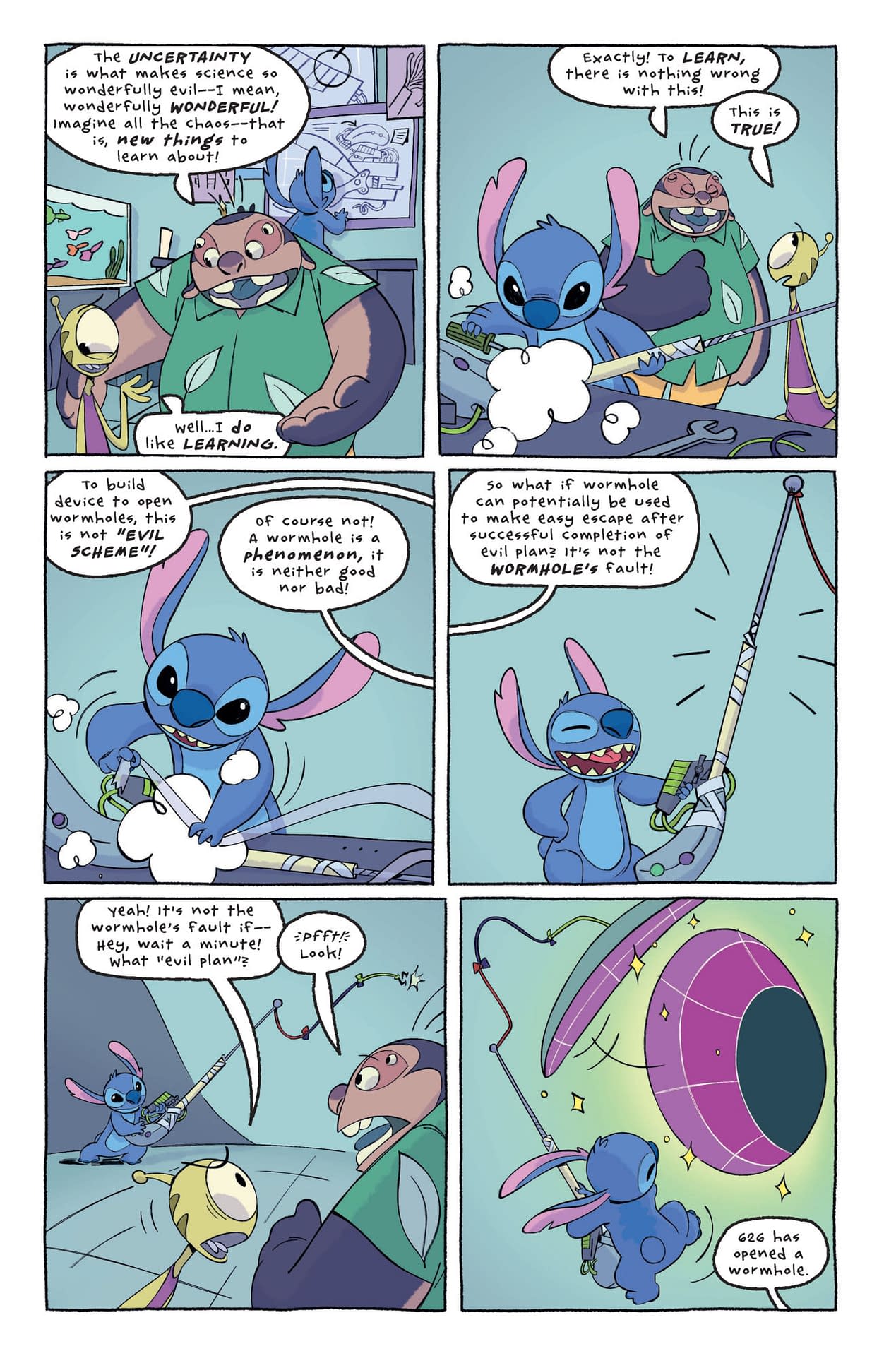 Stitch #4 Preview: Fishing for Trouble Across Universes