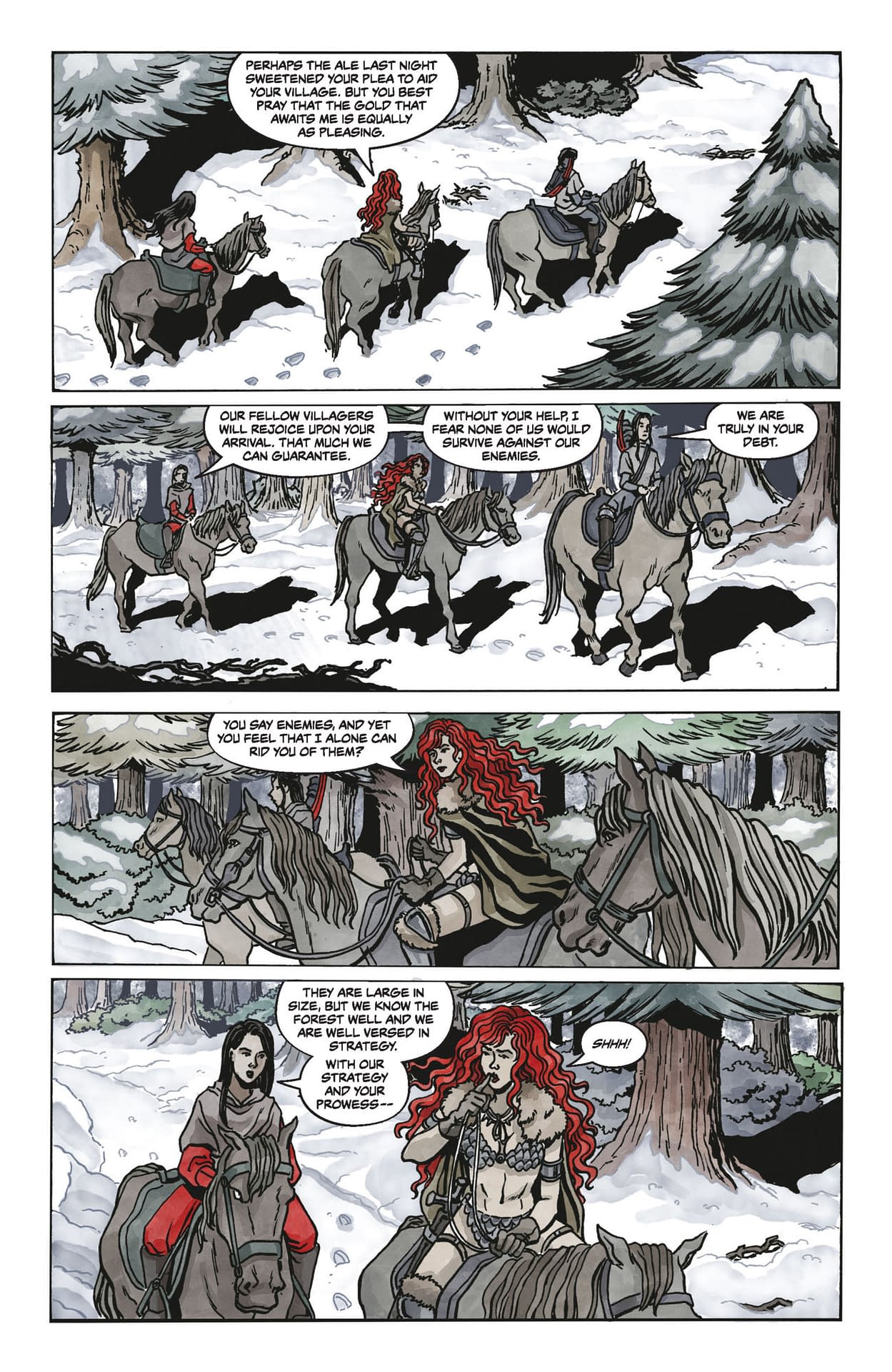 Red Sonja: New Year's Special 2025 #1 Preview: Moonlit Mayhem