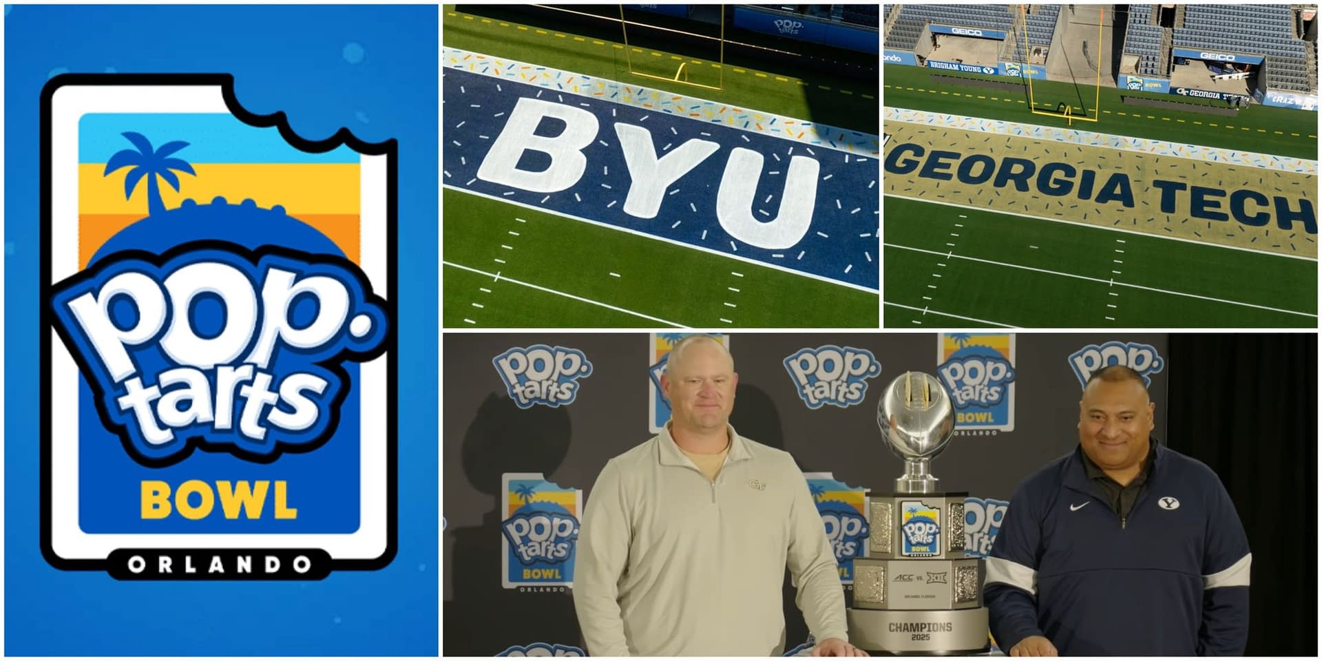 Pop-Tarts Bowl Coaches Press Conference, End Zone Sprinkles & More