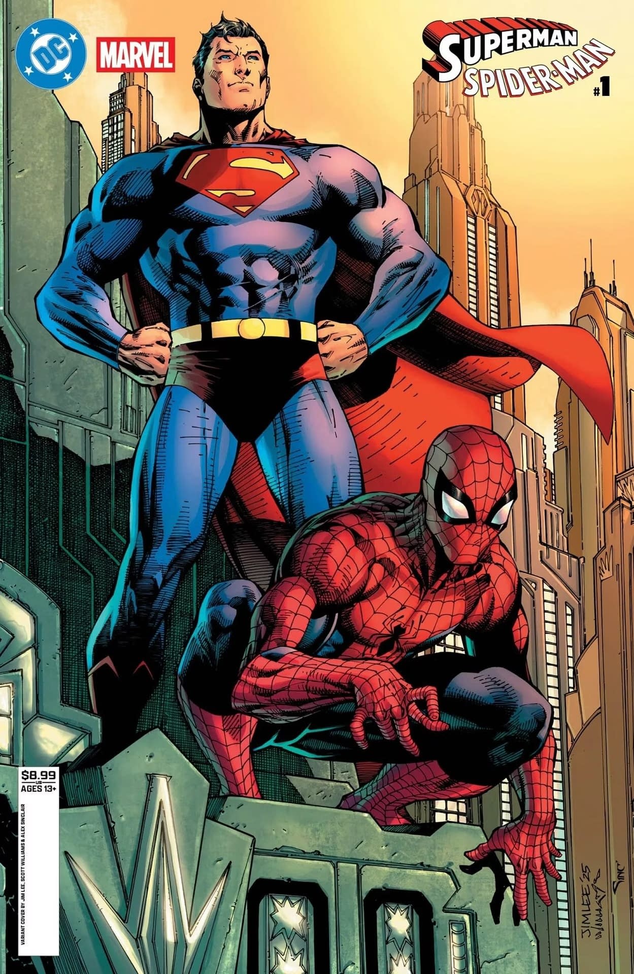 Jim Lee Trolls The Internet Over Superman And Spider-Man Crossover