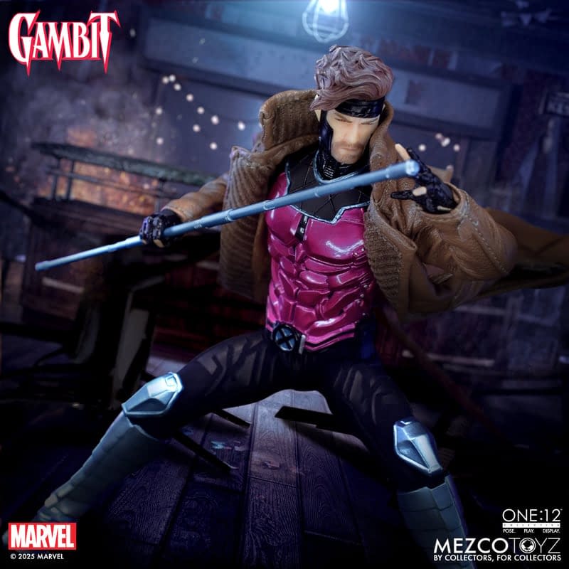 Mezco Toyz Reissues One:12 Collective Marvel Comics Gambit Figure
