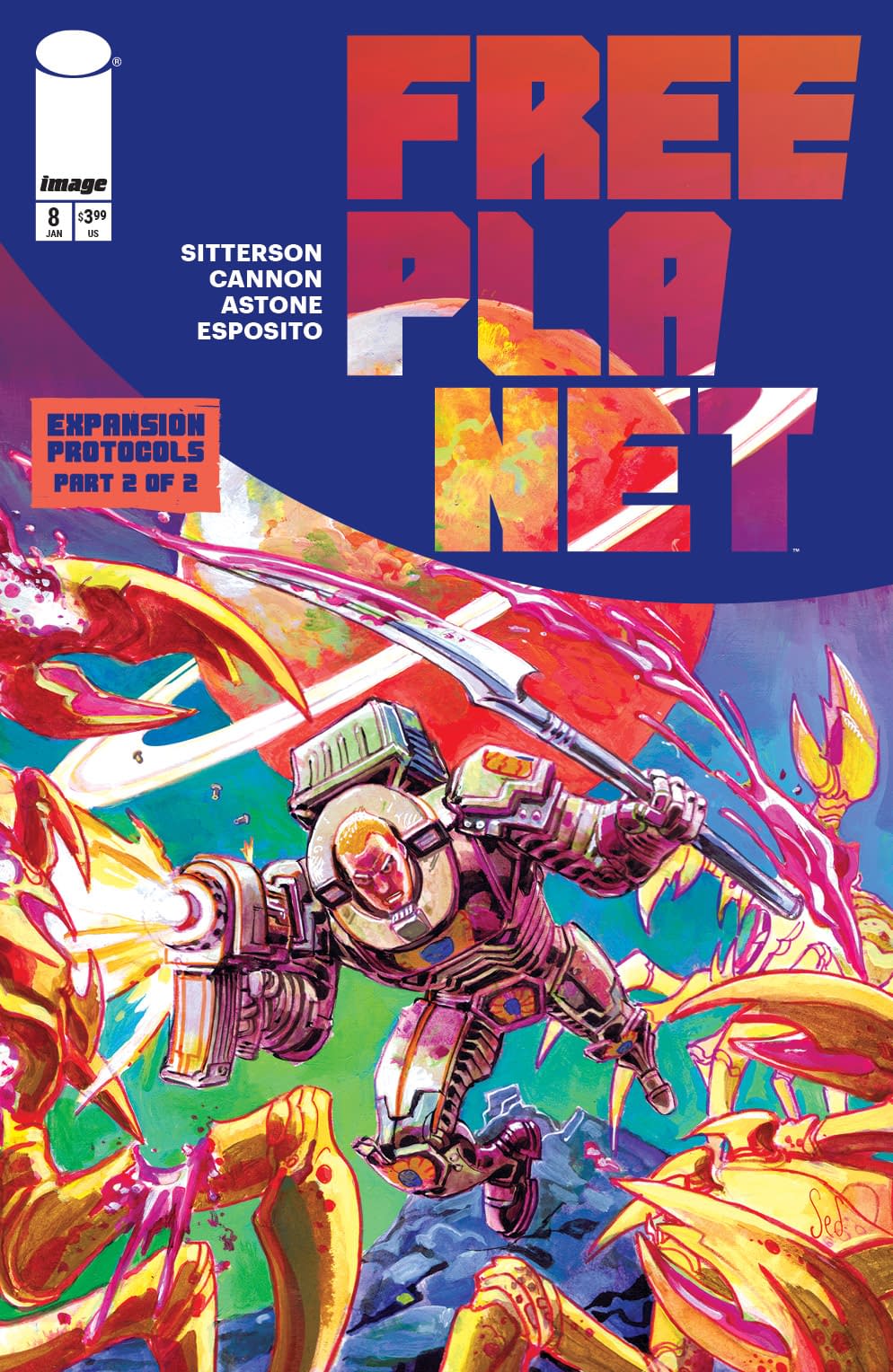 Free Planet #8 Preview: Niketas' Violent Vacation