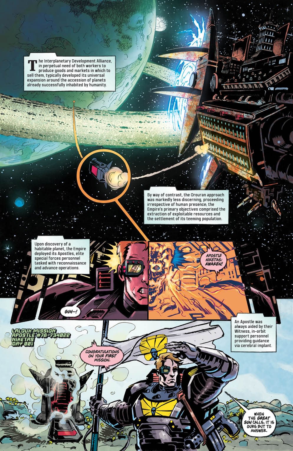 Free Planet #8 Preview: Niketas' Violent Vacation