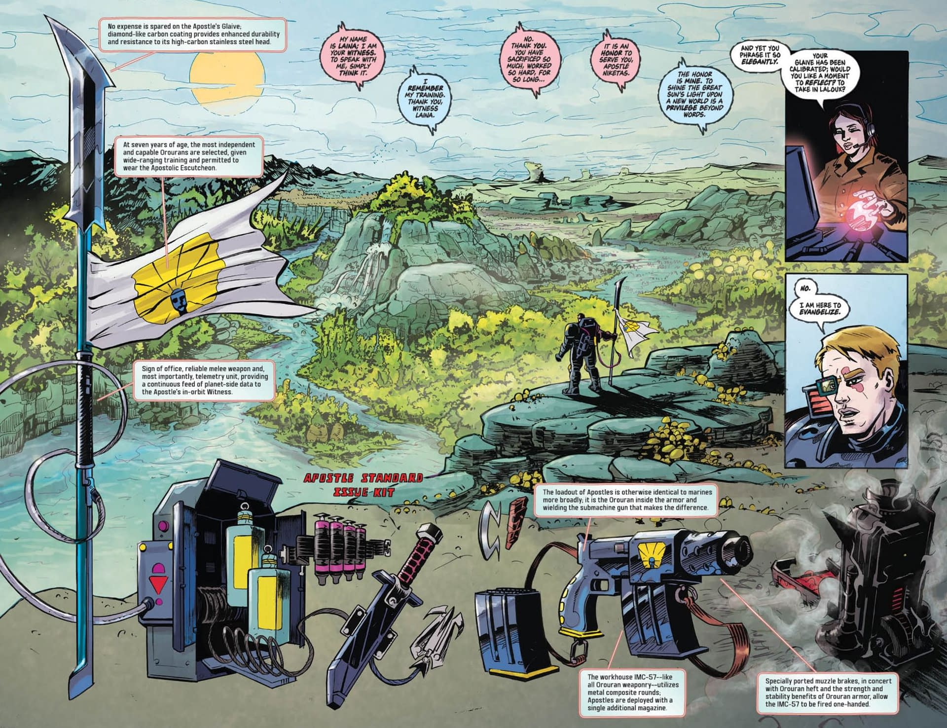 Free Planet #8 Preview: Niketas' Violent Vacation