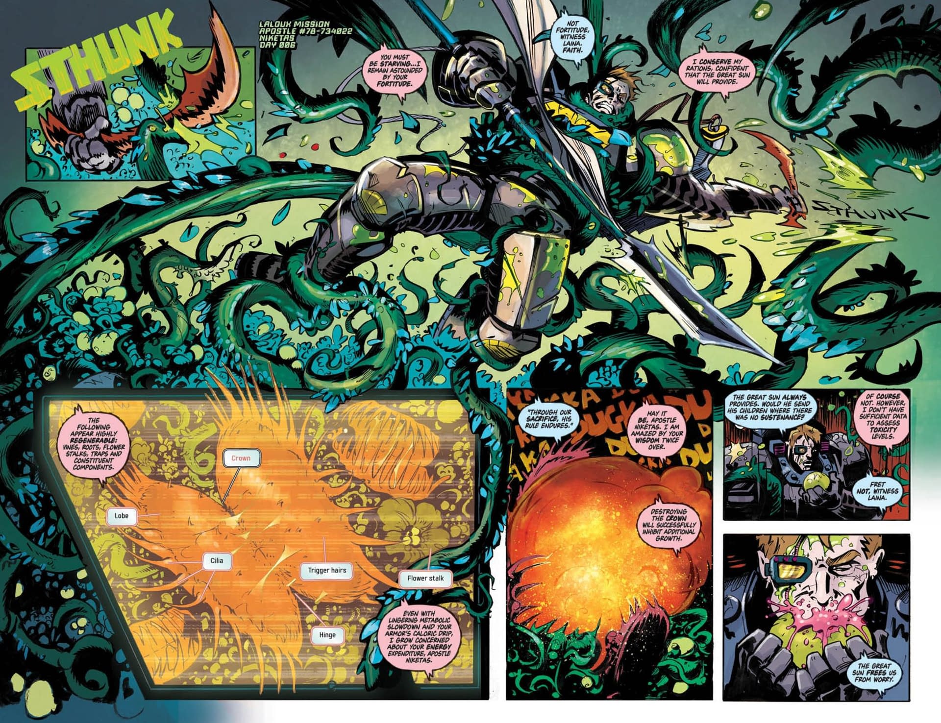 Free Planet #8 Preview: Niketas' Violent Vacation