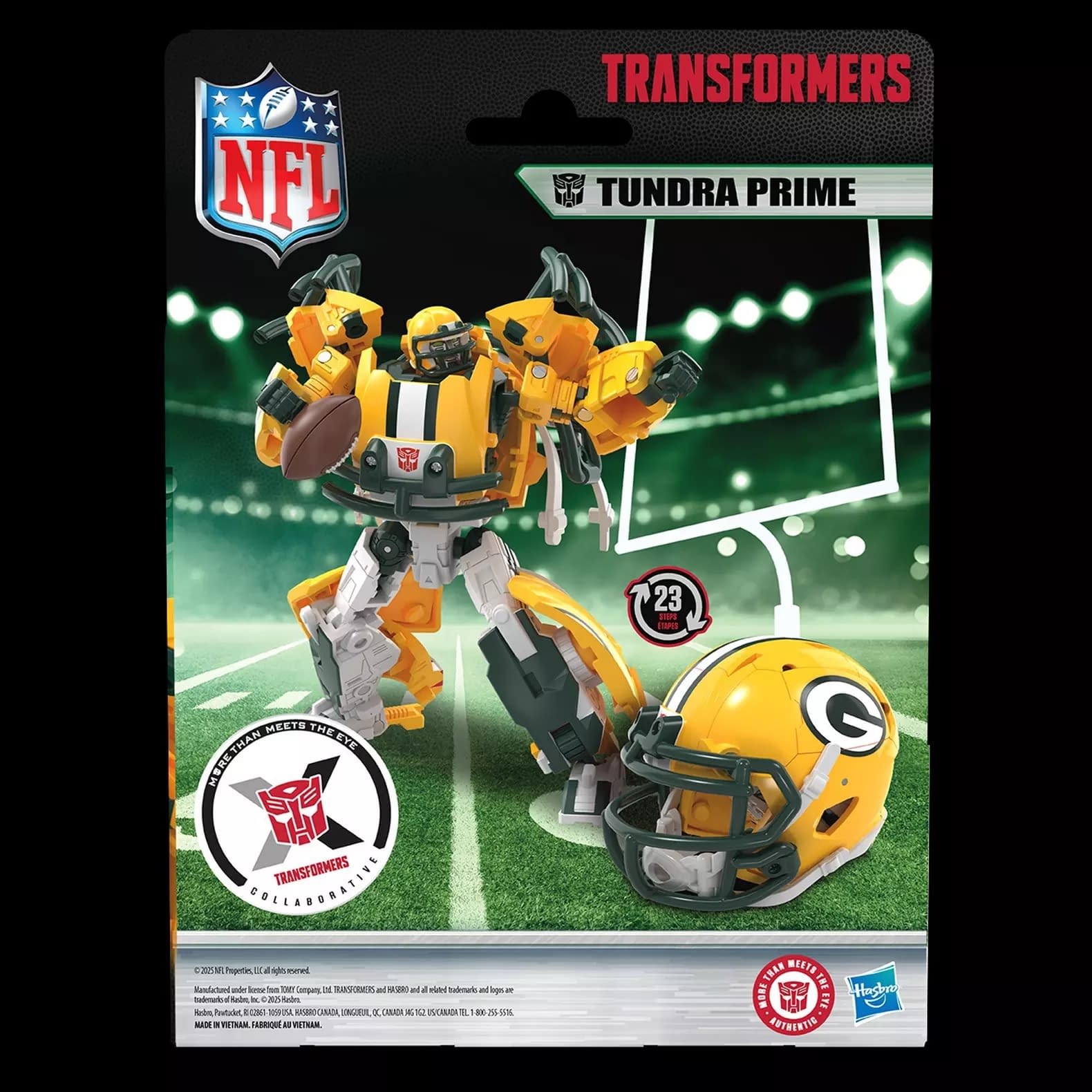 Green Bay Packers Gets Some Transformers Help from Hasbro