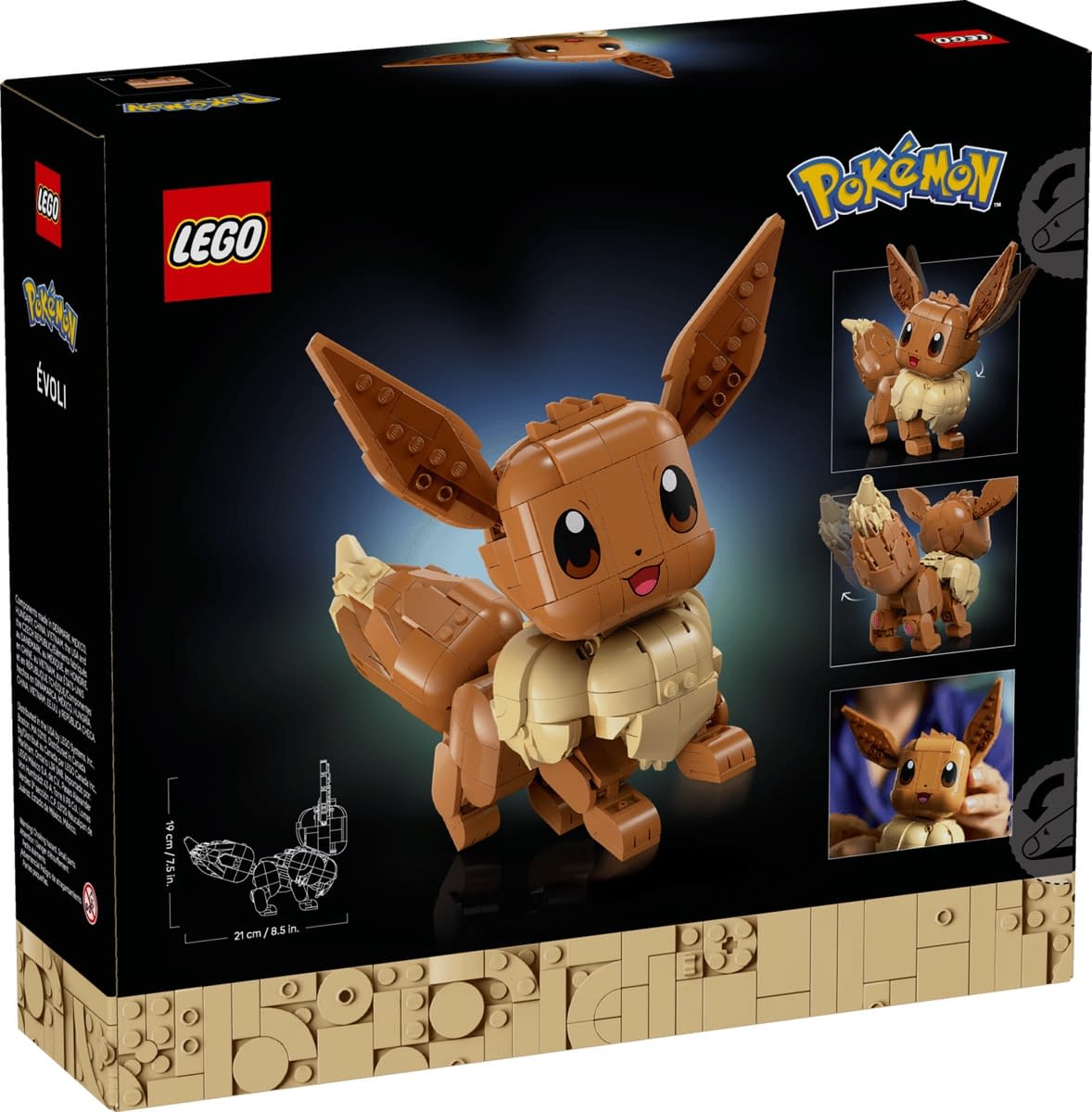 Eevee Comes to LEGO for Their New Pokémon Brick Collection