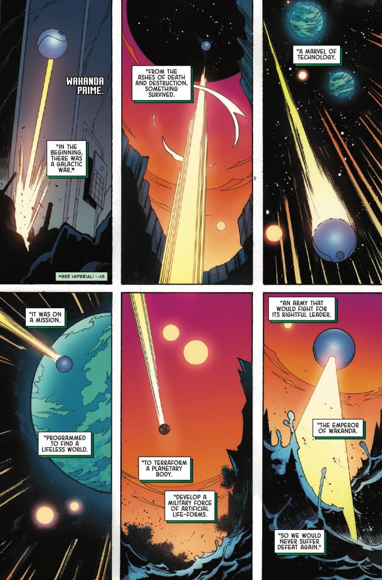 Black Panther: Intergalactic #2 Preview: T'Challa's Cosmic Catfight