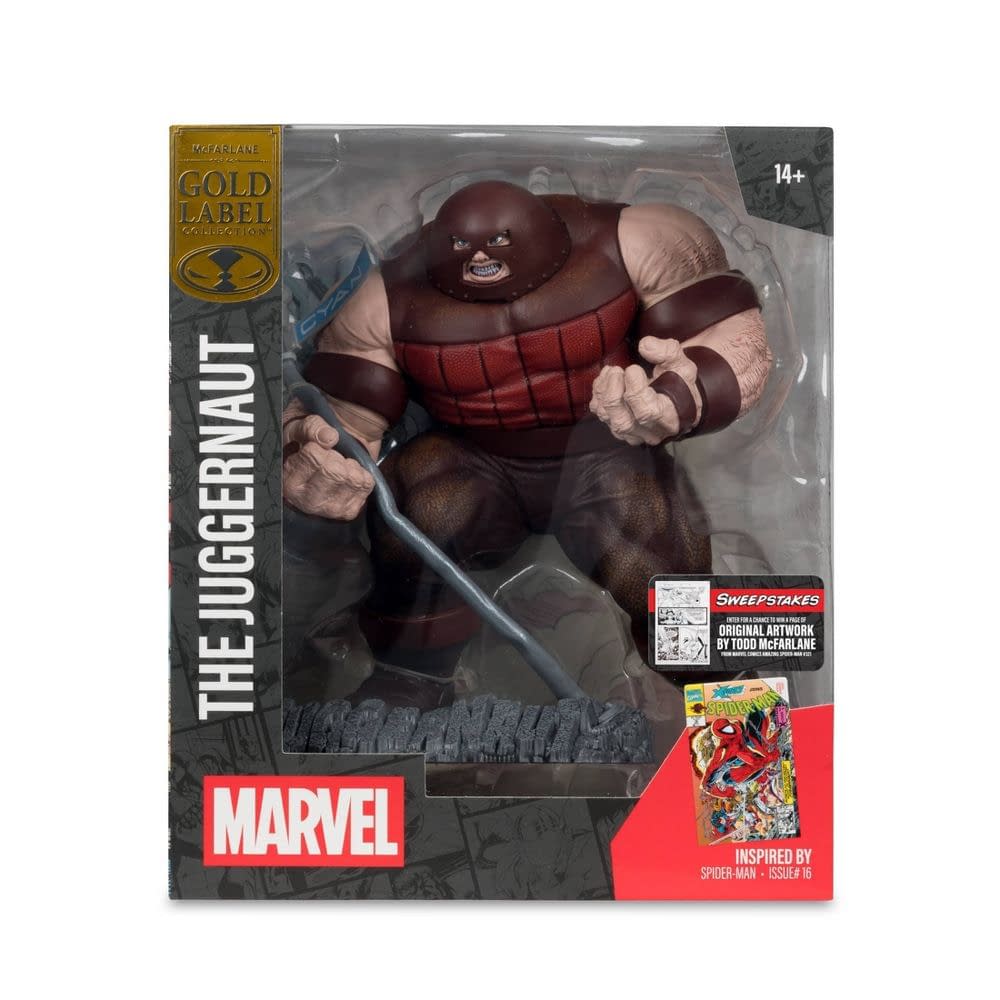 Win 1:1 Marvel Comics Art with McFarlane Toys Juggernaut 1/10 Statue