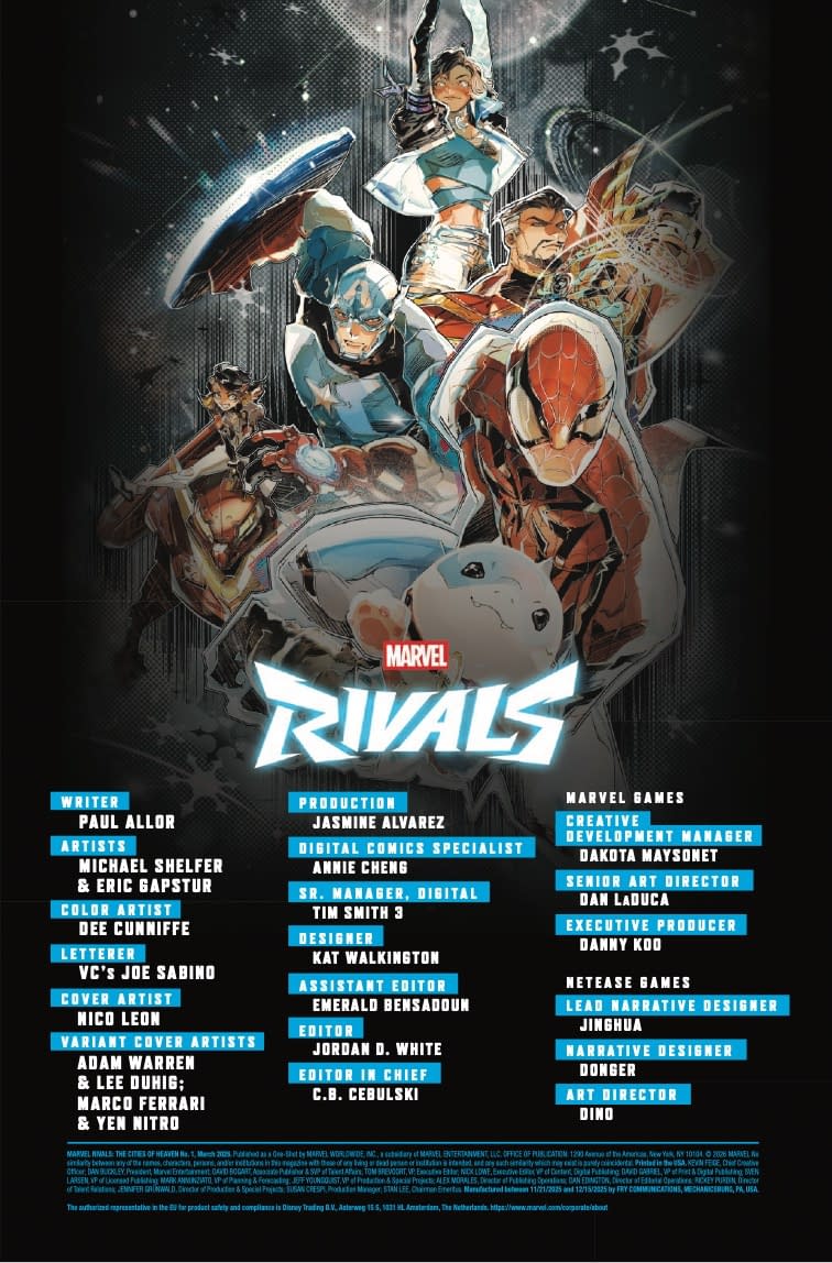 Marvel Rivals: The Cities of Heaven #1 Preview: Magical Mystery Bore