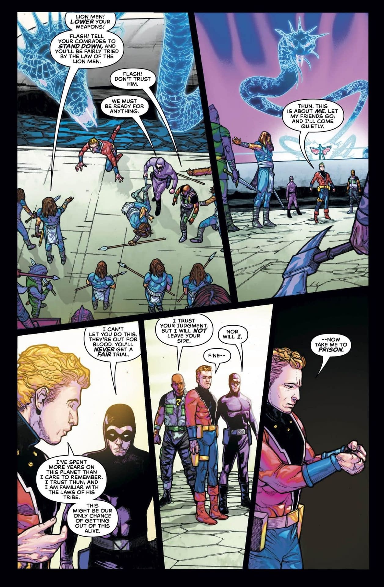 Defenders of the Earth: Dark Destiny #2 Preview: Flash on Trial