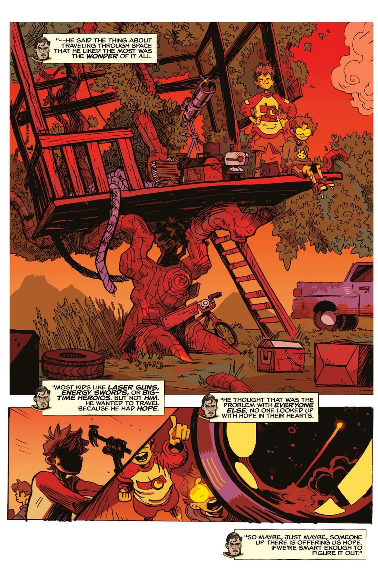 The New Space Age #2 Preview: Drones, Drama, and DIY Starships