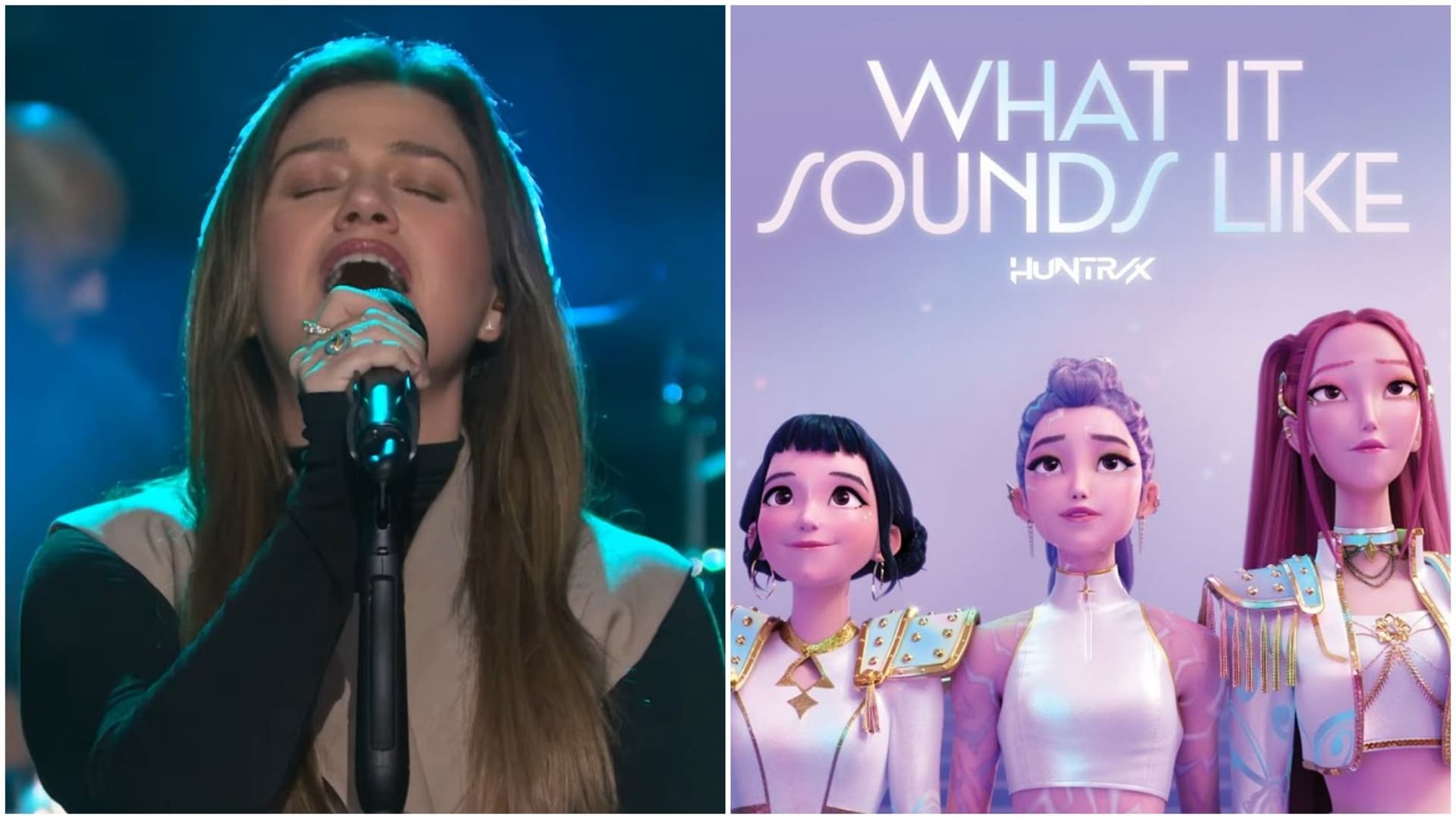 Kelly Clarkson Covers Huntr/X's "What It Sounds Like" for "Kellyoke"