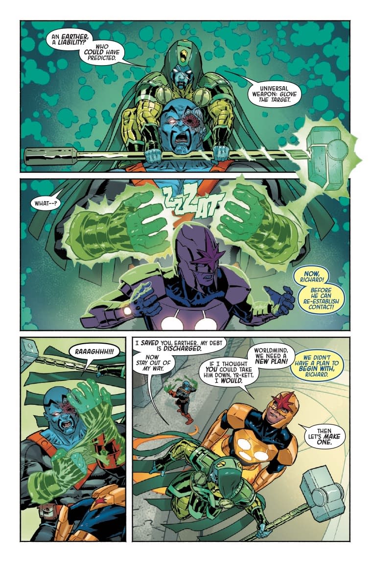 Nova: Centurion #3 Preview: Rich Rider's Cosmic Credit Crunch