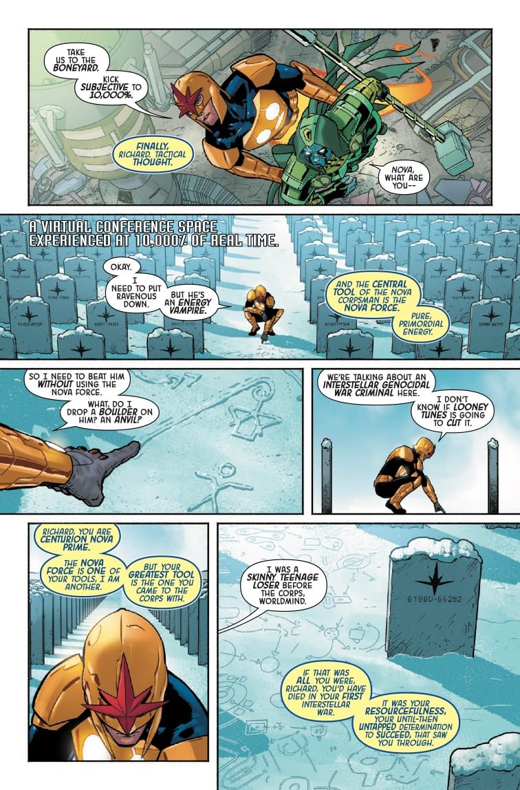 Nova: Centurion #3 Preview: Rich Rider's Cosmic Credit Crunch