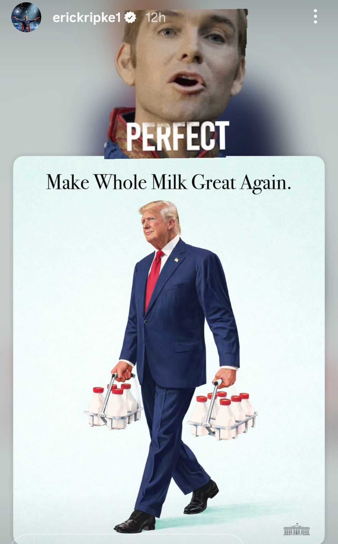 The Boys: Kripke's "Perfect" Response to Trump/Homelander Milk Vibe