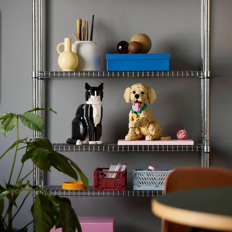 Build Your Own Pet with the LEGO Icons Golden Retriever Puppy Set