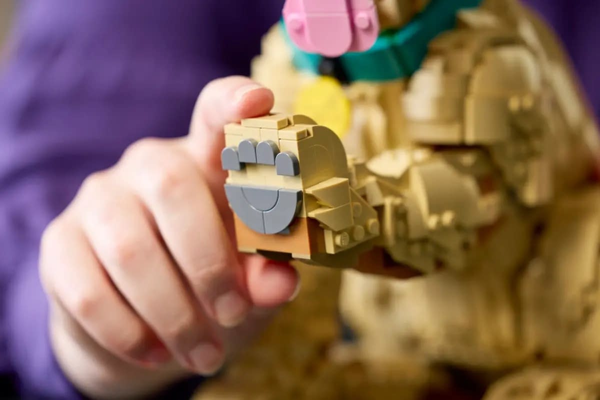 Build Your Own Pet with the LEGO Icons Golden Retriever Puppy Set