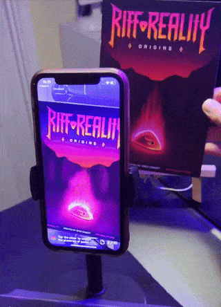 A Very Augmented Reality Of A Comic With Riff Reality by Greg Donert