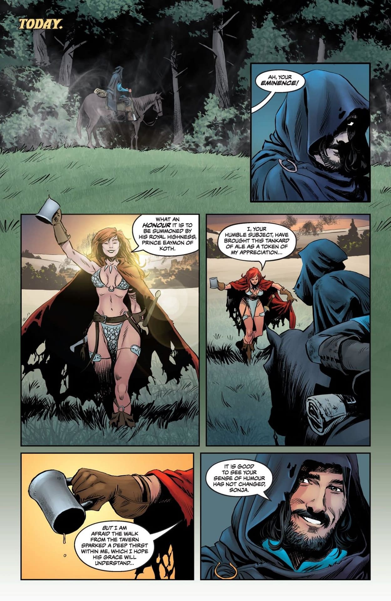 Red Sonja: She-Devil with a Sword #1 Preview: Bloodlines, Bad Ideas
