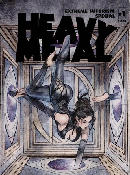 Heavy Metal Magazine Extreme Futurism August 2026 Official Solicits
