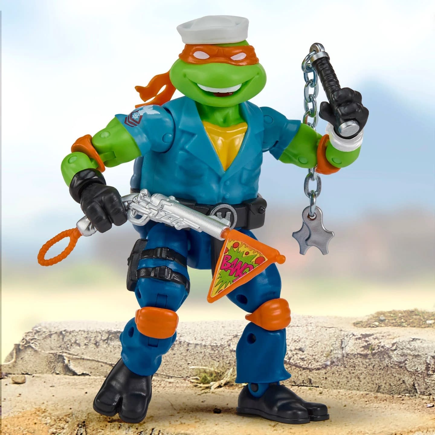 Playmates Debuts New TMNT x G.I. Joe Figure with Mikey as Shipwreck