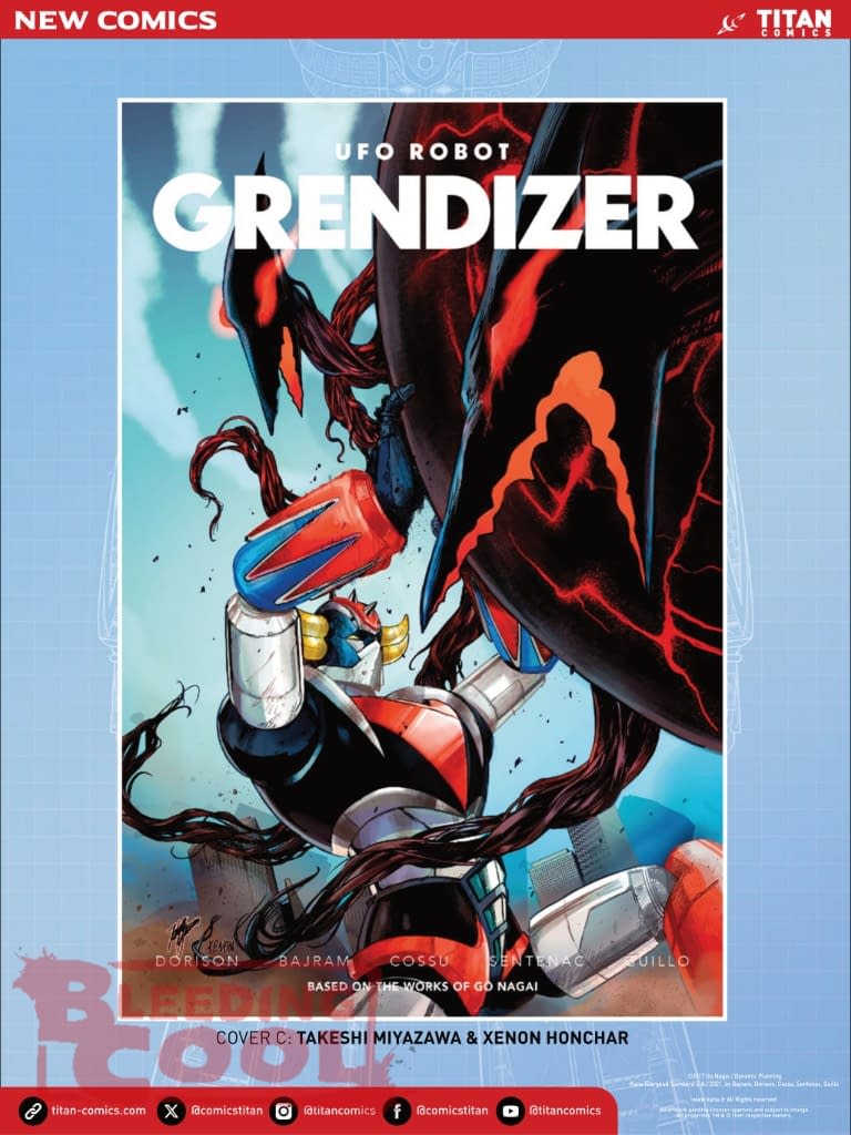 Doctor Who & UFO Robot Grendizer in Titan's August 2026 Full Solicits