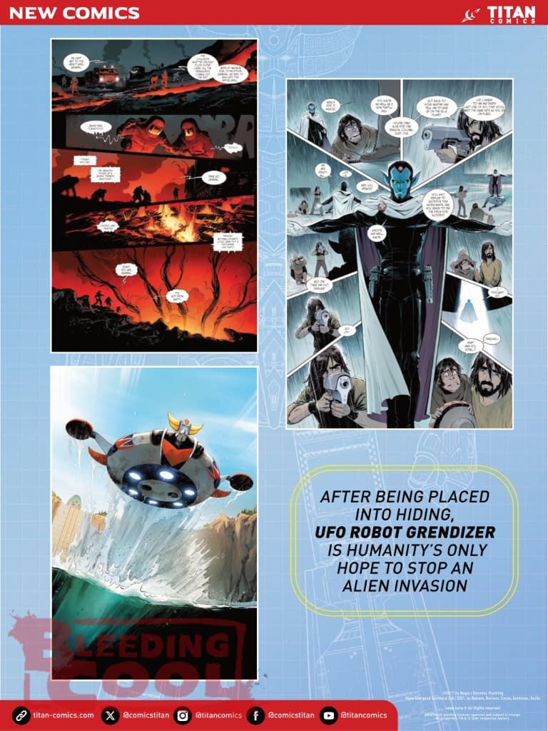 Doctor Who & UFO Robot Grendizer in Titan's August 2026 Full Solicits