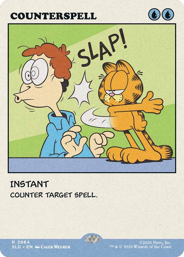 Magic: The Gathering Unveils New Secret Lair x Garfield Collaboration